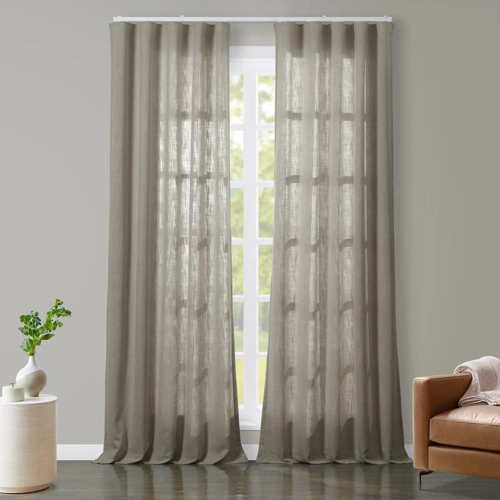 Tallis Linen Ripple Fold Curtain – ChadMade